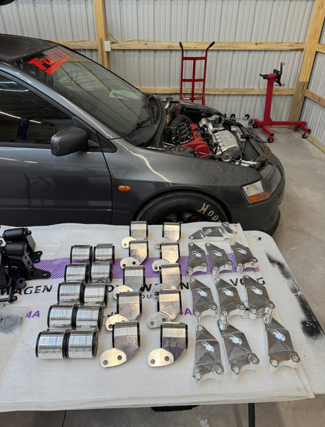 Mitsubishi Evo 7 8 9 K20 K24 Series Mount Kit K Swap - RPT CREATIONS