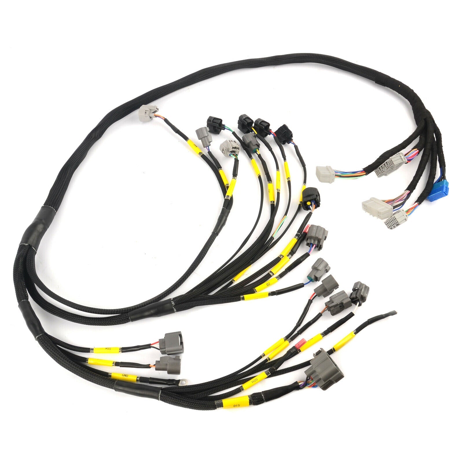 D & B-Series OBD2 Tucked Engine Harness Kit w/ Subharness | 99-01 Civi ...